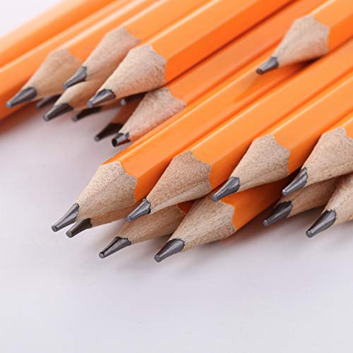 Mr. Pen- Pencils with Sharpener and Eraser, 24 Pencils, 2 Metal Pencil Sharpeners, 2 Erasers, Pencils and Sharpener, Pencil and Sharpener Set, School Supplies, Pencil with Sharpener, Erasers for Kids