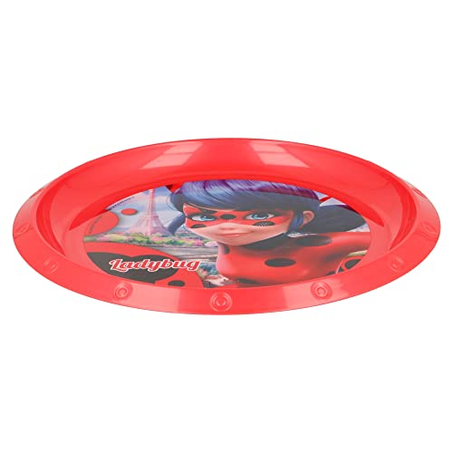 Lady Bug Miraculous Plastic Plate (Stor 86912)