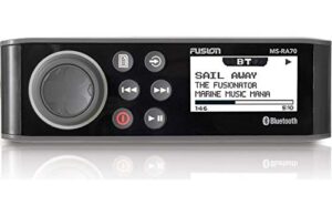 garmin fusion ms-ra70 marine stereo, din size, a garmin brand