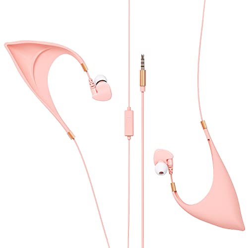 SHREBORN Elf Earbuds Headphones - 3.5mm Jack Earphone Perfect Sound Quality Fairy's Adorable Elegant Elves Ear Design Cosplay Anime Headset Spirit Costume Accessories