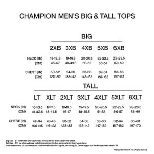 Champion Men's, Classic Long Sleeve Graphic T-Shirt (Reg. or Big & Tall), Navy, X-Large