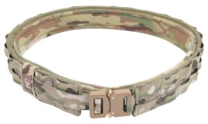 grey ghost gear ugf battle belt with padded inner, multicam, x-large