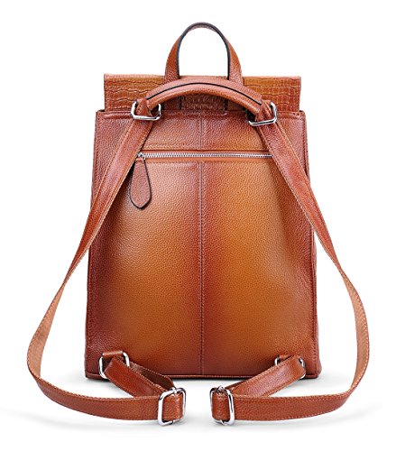 COOLCY Women Real Leather Backpack Shoulder Bag