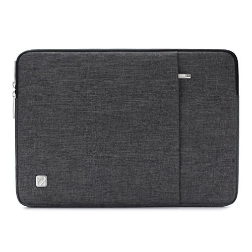 NIDOO 11 Inch Laptop Sleeve Case Water Resistant Bag for 12.9" iPad Pro M2 2022 M1 / 13" MacBook Pro M1 M2 2022 Air M1 / 13" Surface Pro 9 X 8/12" Surface Laptop Go / 13.4" Dell XPS 13, Dark Grey