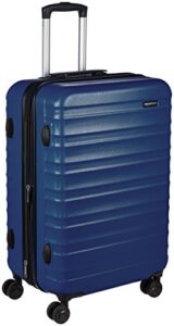 amazon basics 24-inch hardside spinner, navy blue