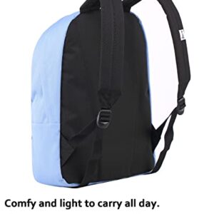 HotStyle SIMPLAY Classic School Backpack Bookbag, LightSkyBlue