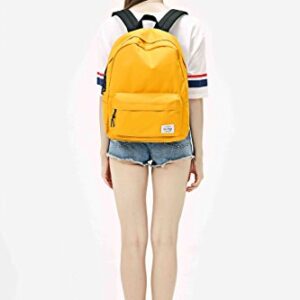 HotStyle SIMPLAY Classic School Backpack Bookbag, Goldenrod