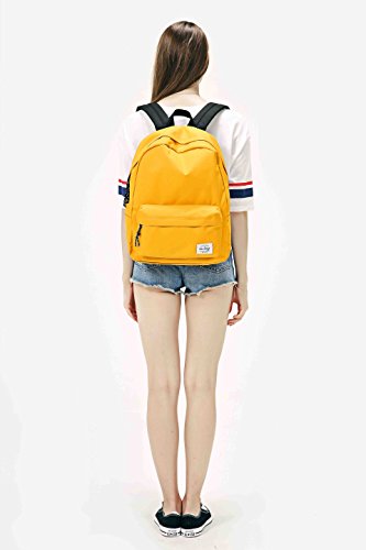 HotStyle SIMPLAY Classic School Backpack Bookbag, Goldenrod