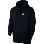 Nike Men's Sportswear Club Pullover Hoodie, Black/Black/White, Large Tall