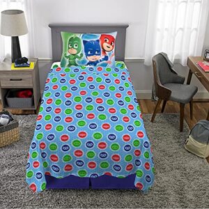 Franco Kids Bedding Super Soft Microfiber Sheet Set, (3 Piece) Twin Size, PJ Masks, MA7908