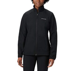 columbia women's kruser ridge ii softshell, black, x-large