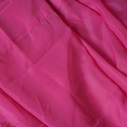 BalsaCircle 10 feet x 10 feet Fuchsia Sheer Voile Backdrop Drapes Curtains 2 Panels 5x10 ft - Wedding Ceremony Home Decorations