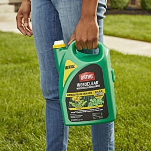 Ortho WeedClear Weed Killer for Lawns: Refill, Won't Harm Grass (When Used as Directed), Kills Dandelion & Clover, 1 gal.