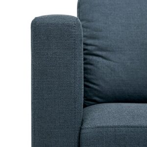 Amazon Brand – Rivet Revolve Modern Upholstered Sofa with Reversible Sectional Chaise, 80"W, Denim Blue