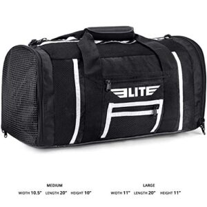 Elite Sports Boxing Gym Duffle Bag for MMA, BJJ, Jiu Jitsu gear,Duffel Athletic Gym Boxing Bag