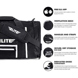 Elite Sports Boxing Gym Duffle Bag for MMA, BJJ, Jiu Jitsu gear,Duffel Athletic Gym Boxing Bag