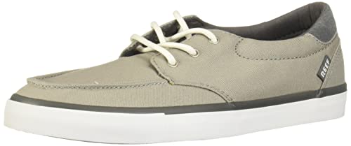 Reef mens Reef Deckhand 3 Sneaker, Grey/White, 12 US