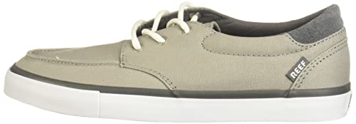 Reef mens Reef Deckhand 3 Sneaker, Grey/White, 12 US