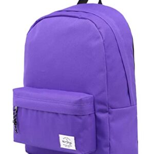 HotStyle SIMPLAY Classic School Backpack Bookbag, Purple