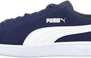 PUMA mens Smash V2 Sneaker, Peacoat/White, 10.5 US