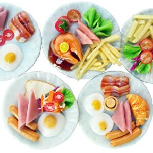 ThaiHonest Mixed 5 Assorted Breakfast Sausage Dollhouse Miniature Food,Collectibles