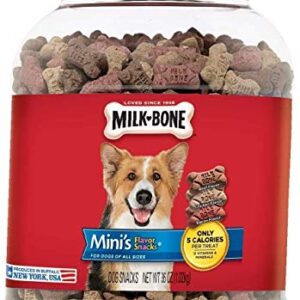 Milk-Bone Mini's Biscuits Flavor Snacks Canister (36 oz. (2 Canisters))