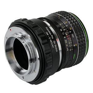 Fotodiox DLX Stretch Lens Mount Adapter - Olympus Zuiko (OM) 35mm SLR Lens to Sony Alpha E-Mount Mirrorless Camera Body with Macro Focusing Helicoid and Magnetic Drop-in Filters