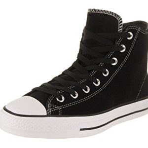 Converse Unisex Sneaker, Black Black White, 7 US Men