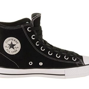 Converse Unisex Sneaker, Black Black White, 7 US Men