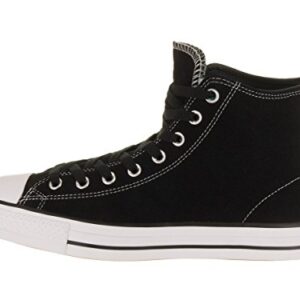 Converse Unisex Sneaker, Black Black White, 7 US Men