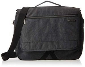 samsonite modern utility laptop messenger bag, charcoal heather