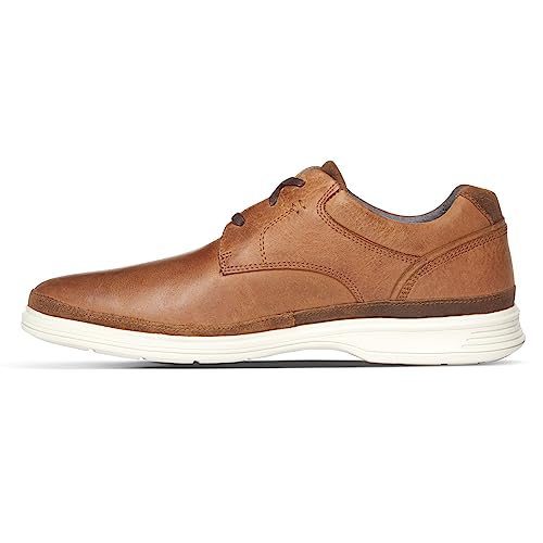 Rockport mens Dressports 2 Go Plain Toe Oxford, New Caramel, 12 US