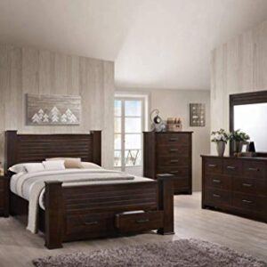 ACME Panang Eastern King Bed w/Storage - 23367EK - Mahogany