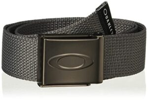 oakley men's ellipse web belt, forged iron, u