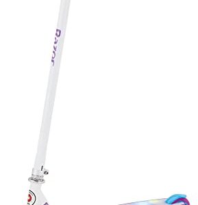 Razor Party Pop Kick Scooter for Kids Ages 6+ - 12 Multi-Color LED Lights, Urethane Wheels, Rear Fender Brake, For Riders up to 143