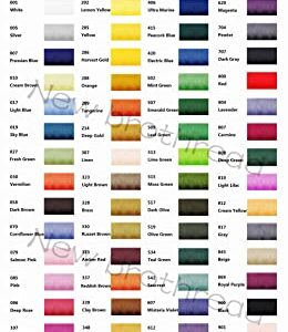 63 Brother Colors Polyester Machine Embroidery Thread Kit 500M