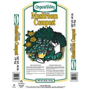 garick bg40mcov organic valley mushroom compost, 40 lb