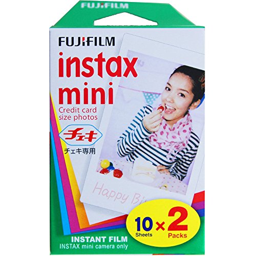 Fujifilm Instax Mini 9 Instant Camera (Lime Green) with 2 x Instant Twin Film Pack (40 Exposures)