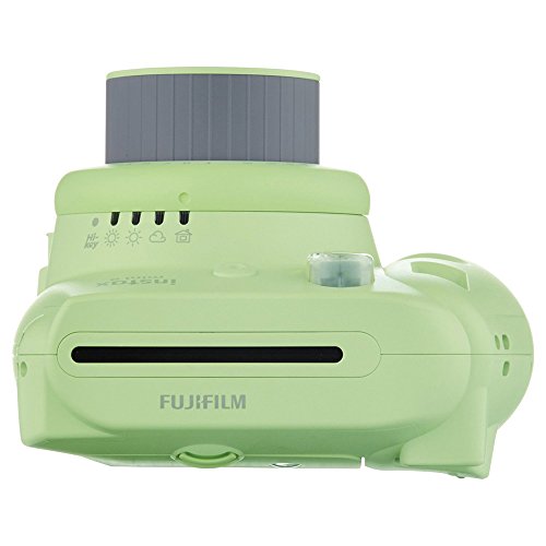 Fujifilm Instax Mini 9 Instant Camera (Lime Green) with 2 x Instant Twin Film Pack (40 Exposures)