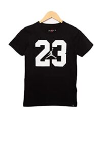 nike air jordan jumpman big boys 23 jumpman t shirt (medium, black)