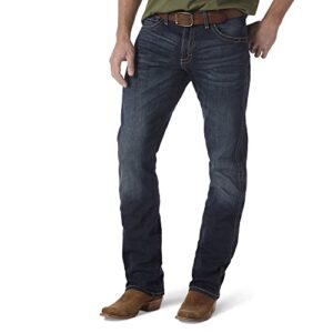 wrangler mens 20x slim fit straight leg jeans, denver, 28w x 32l us