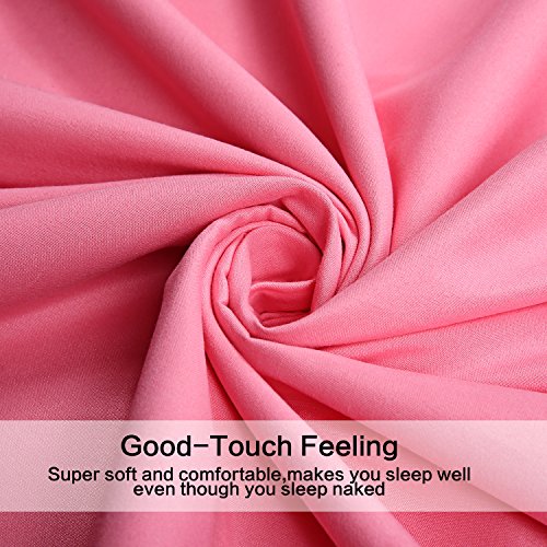 Best Season 3 Piece Bed Sheet Set (Twin,Peach Pink) 1 Flat Sheet,1 Fitted Sheet and 1 Pillow Cases,100% Brushed Microfiber 1800 Luxury Bedding,Deep Pockets,Extra Soft & Fade Resistant