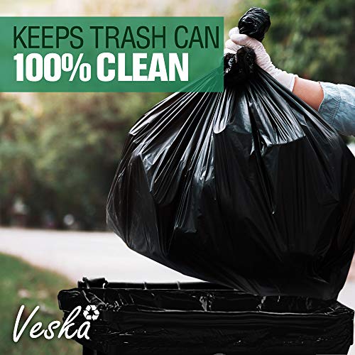 95-96 Gallon Trash Bags, (Huge 25 Bags w/Ties) Extra Large Trash Bags, 90 Gallon, 95 Gallon, 96 Gallon, 100 Gallon Trash Bags