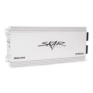 skar audio rp-1500.1dm 1,500 watt monoblock class d marine subwoofer amplifier