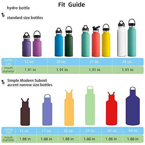 Straw Lid for Hydro Flask Standard Mouth & Simple Modern Ascent 12-64oz Bottles Water Bottle Accessories for Hydro Flask Water Bottles