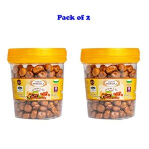 MONIEGOLD Chewy Tamarind Candy Weight 4.58 Ounce. made from fresh sweet & sour & spicy tamarind chewy (Pack of 2 )