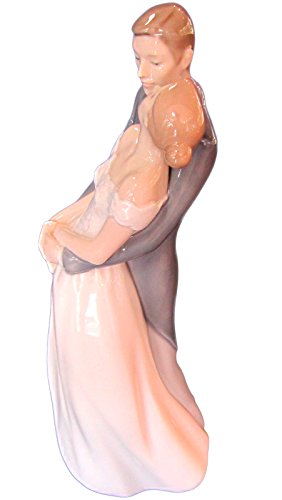 Nao figurine by Lladro 02001713 Unforgettable day 1713- Beautiful porcelain statue -Bride with a long dress and Groom, Kissing Couple, Nice, Elegant, Romantic ,Wedding gift collectibles new