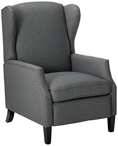 Christopher Knight Home Wescott Traditional Fabric Recliner, Charcoal