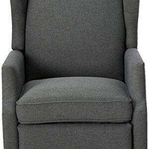 Christopher Knight Home Wescott Traditional Fabric Recliner, Charcoal