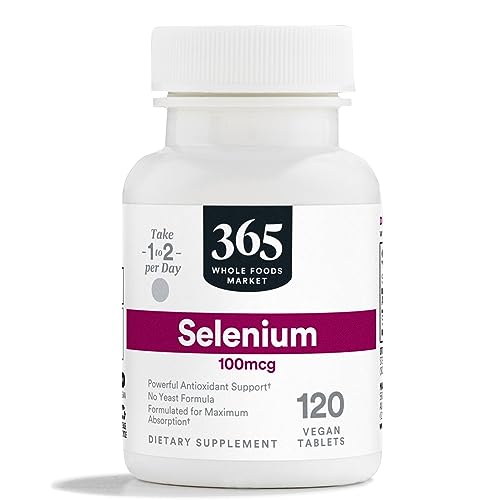 365 by Whole Foods Market, Selenium 100MCG, 120 Tablets